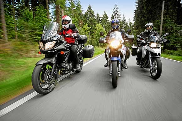 Reiseenduros von Suzuki, Honda und BMW im Test