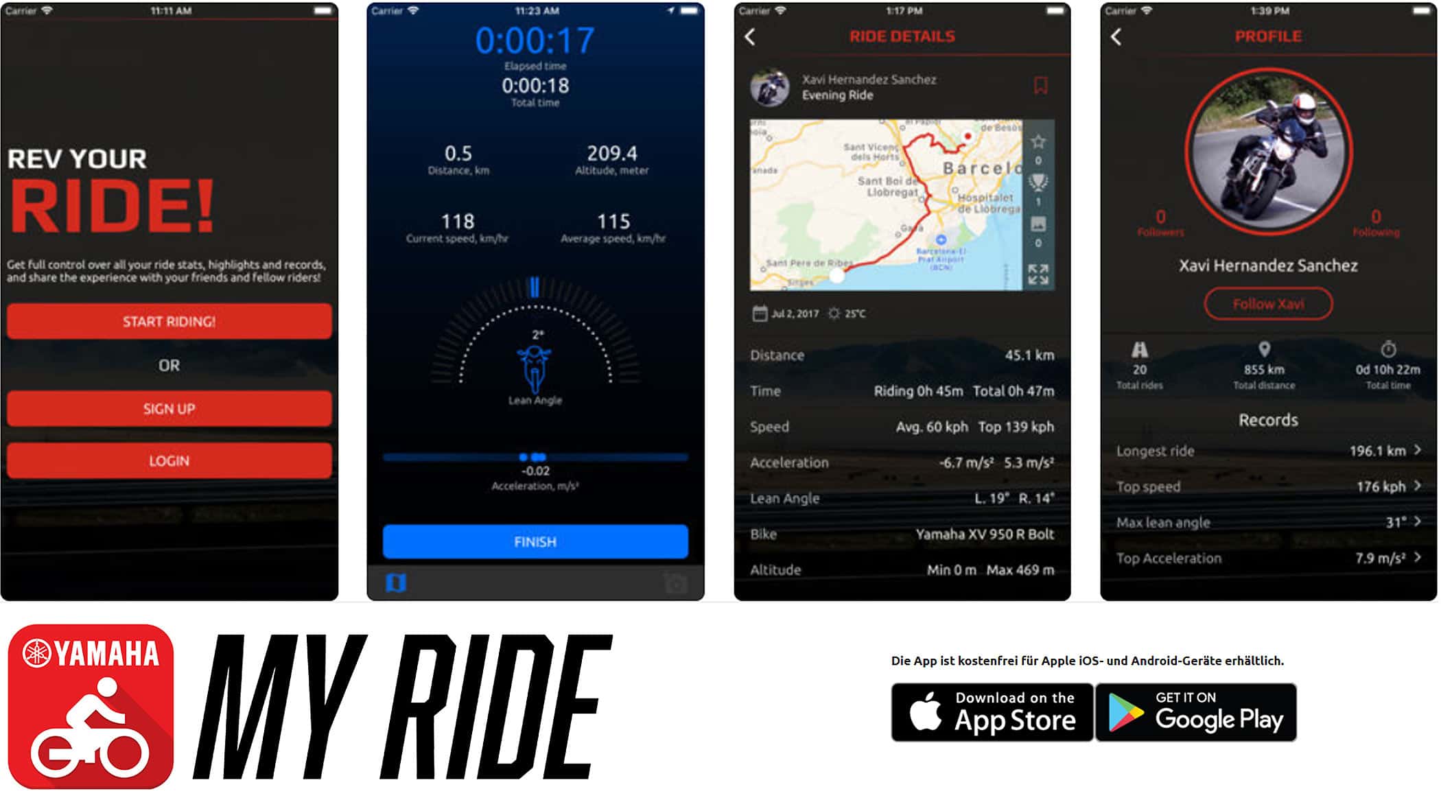 Yamaha My Ride App: Neue Version verfügbar