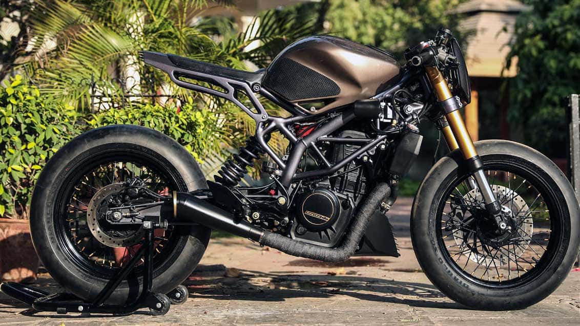 KTM 390 Duke Café Racer: Indien baut um