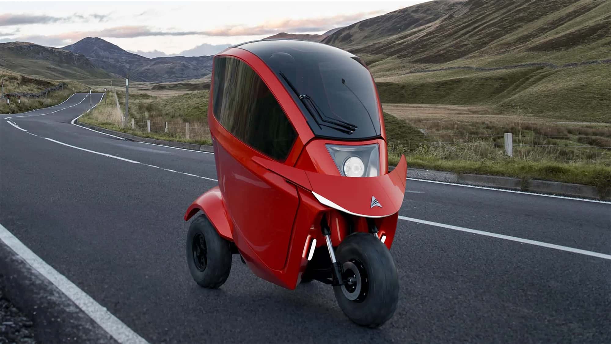 Avvenire Tectus: Elektro-Kabinen-Roller mit 3 Rädern aus Kanada