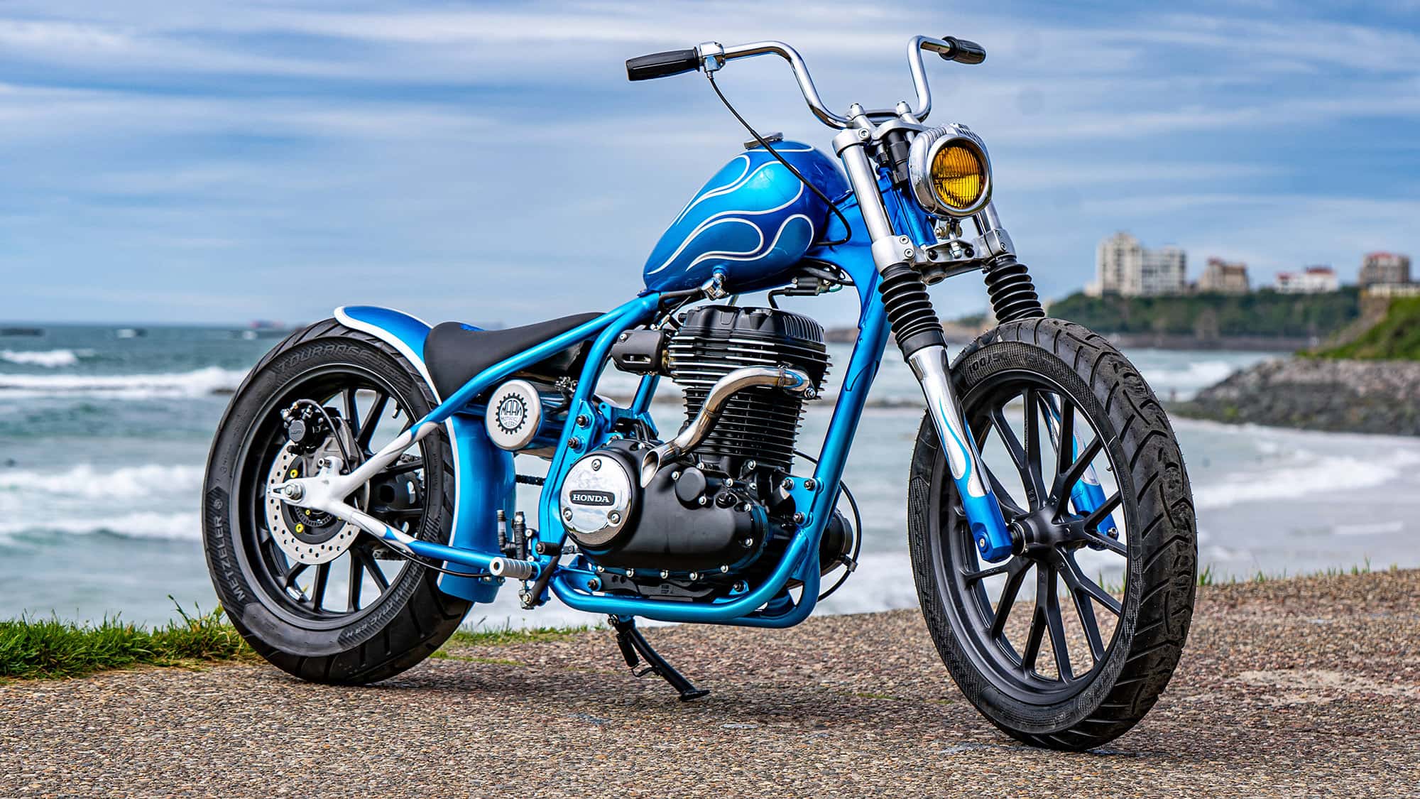 Retro-Honda GB 350 S als Hardcore-Chopper: Custombike "Hachimaan"