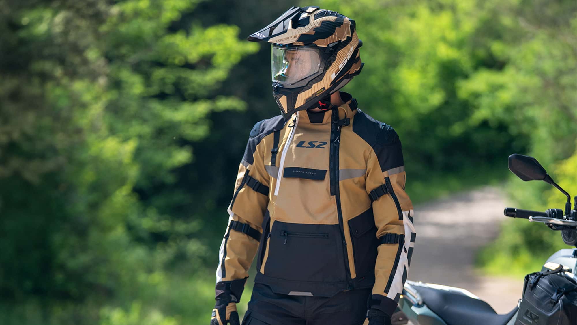 LS2 X-Master Motorradjacke 3-Lagen AA Membran